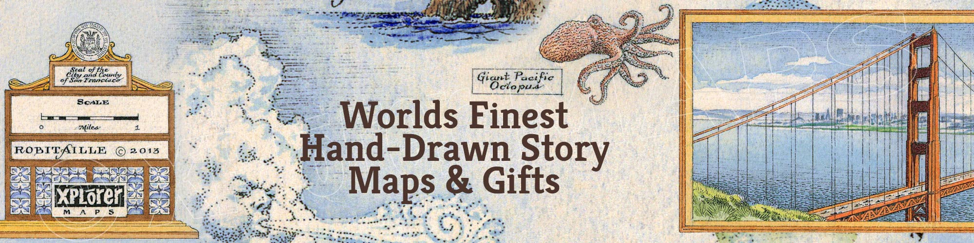 Xplorer Maps | Discover Hand-Drawn Maps and Unique Gifts