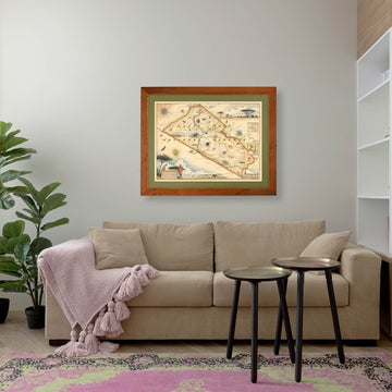 Masai Mara National Reserve Map Print 24x18 | Xplorer Maps