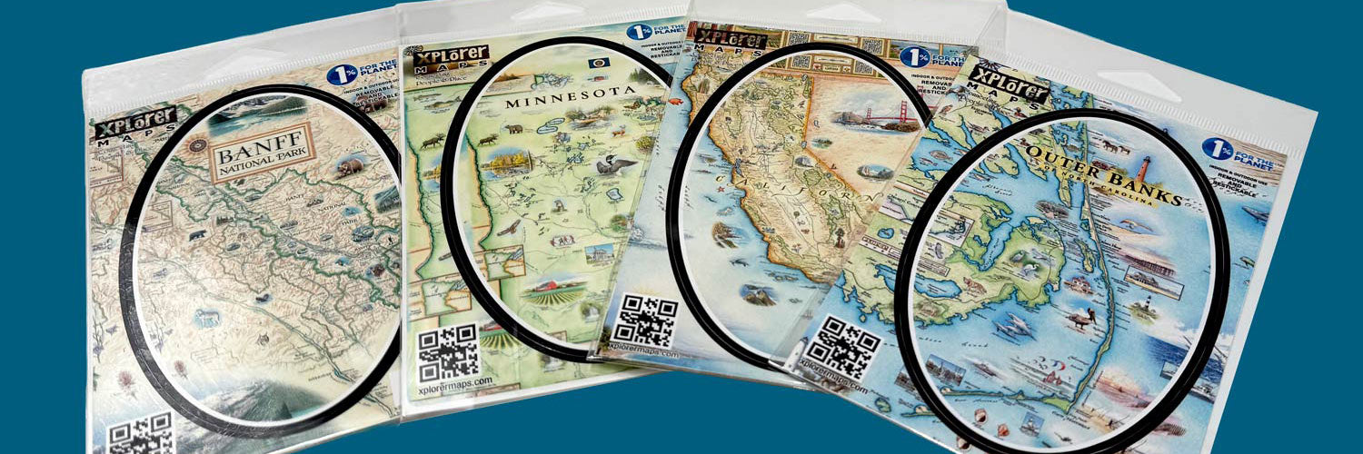 Sticker Bundle 6 for $25 - Xplorer Maps