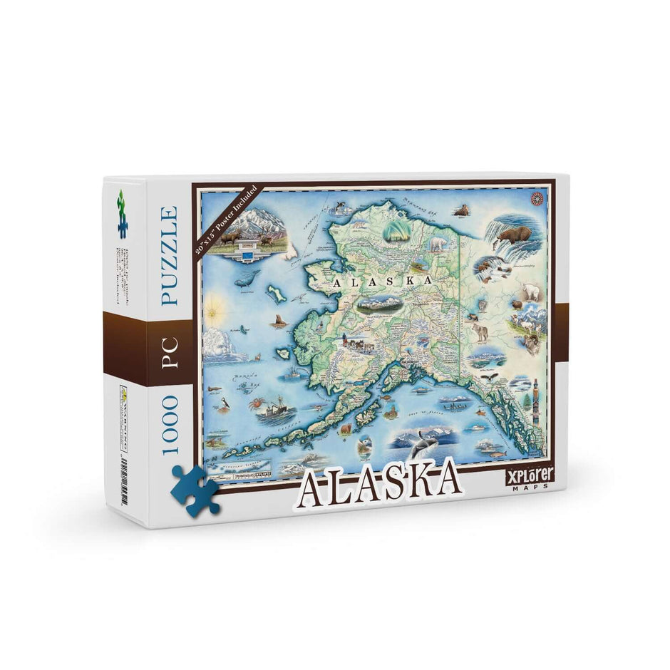 1000-Piece Jigsaw Puzzles - Xplorer Maps