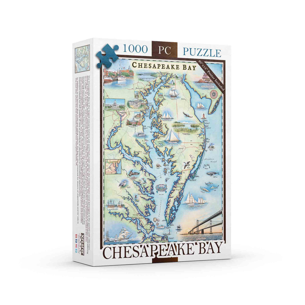 Chesapeake Bay Maps & Souvenirs Collection - Xplorer Maps