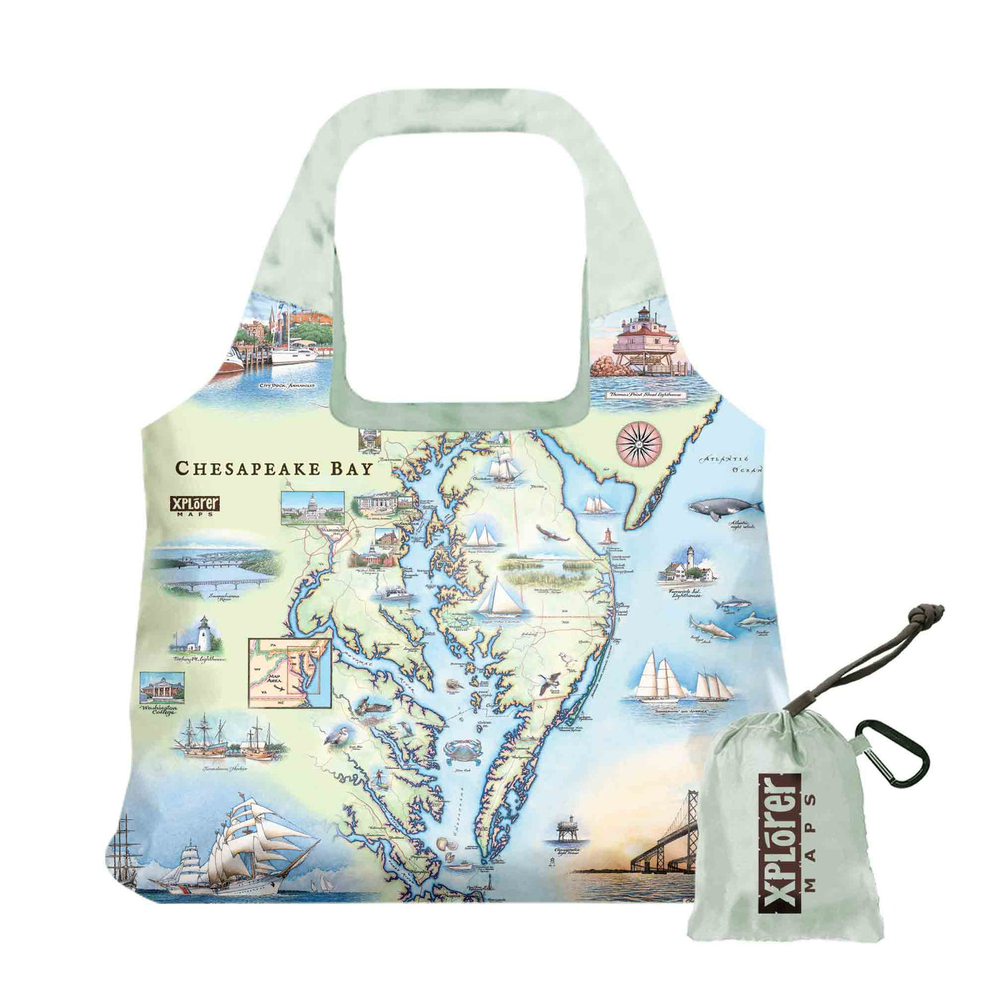 Chesapeake Bay Maps & Souvenirs Collection - Xplorer Maps