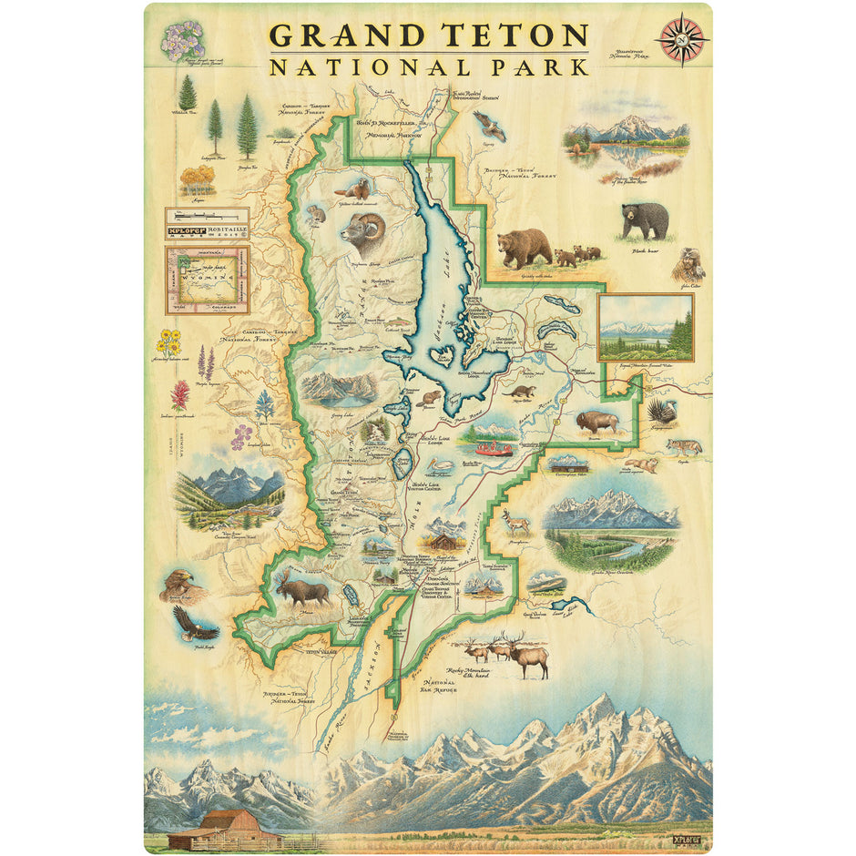 Grand Teton National Park Collection - Xplorer Maps