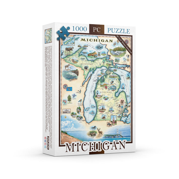 Michigan State Map Collection - Xplorer Maps
